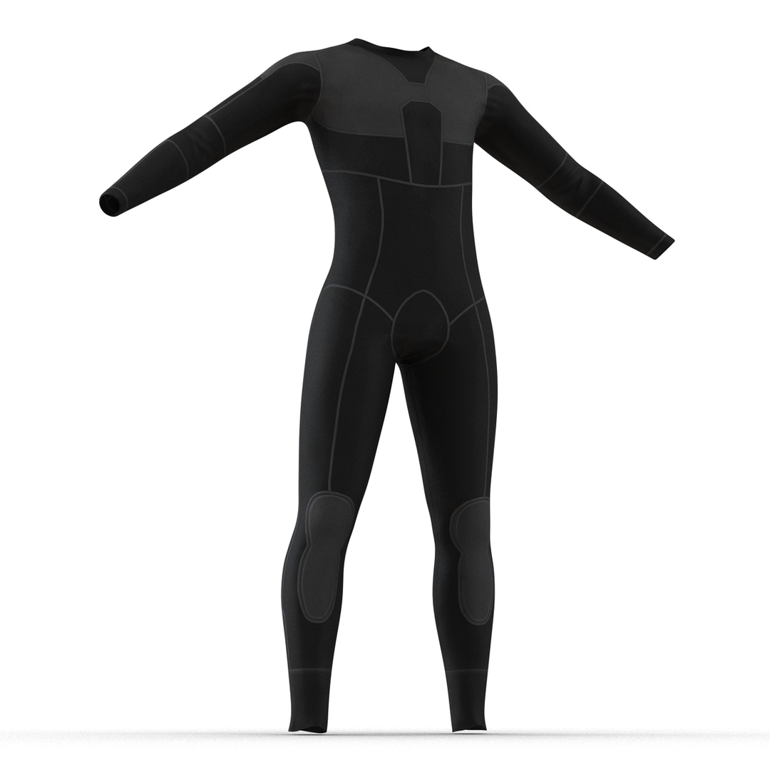 dive wetsuit 3 3d model