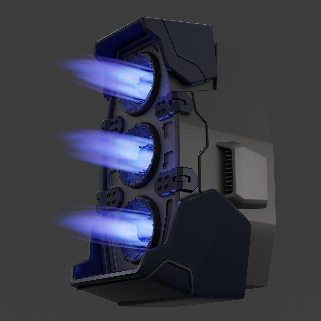 3D Model Sci-Fi Engine - TurboSquid 2182581