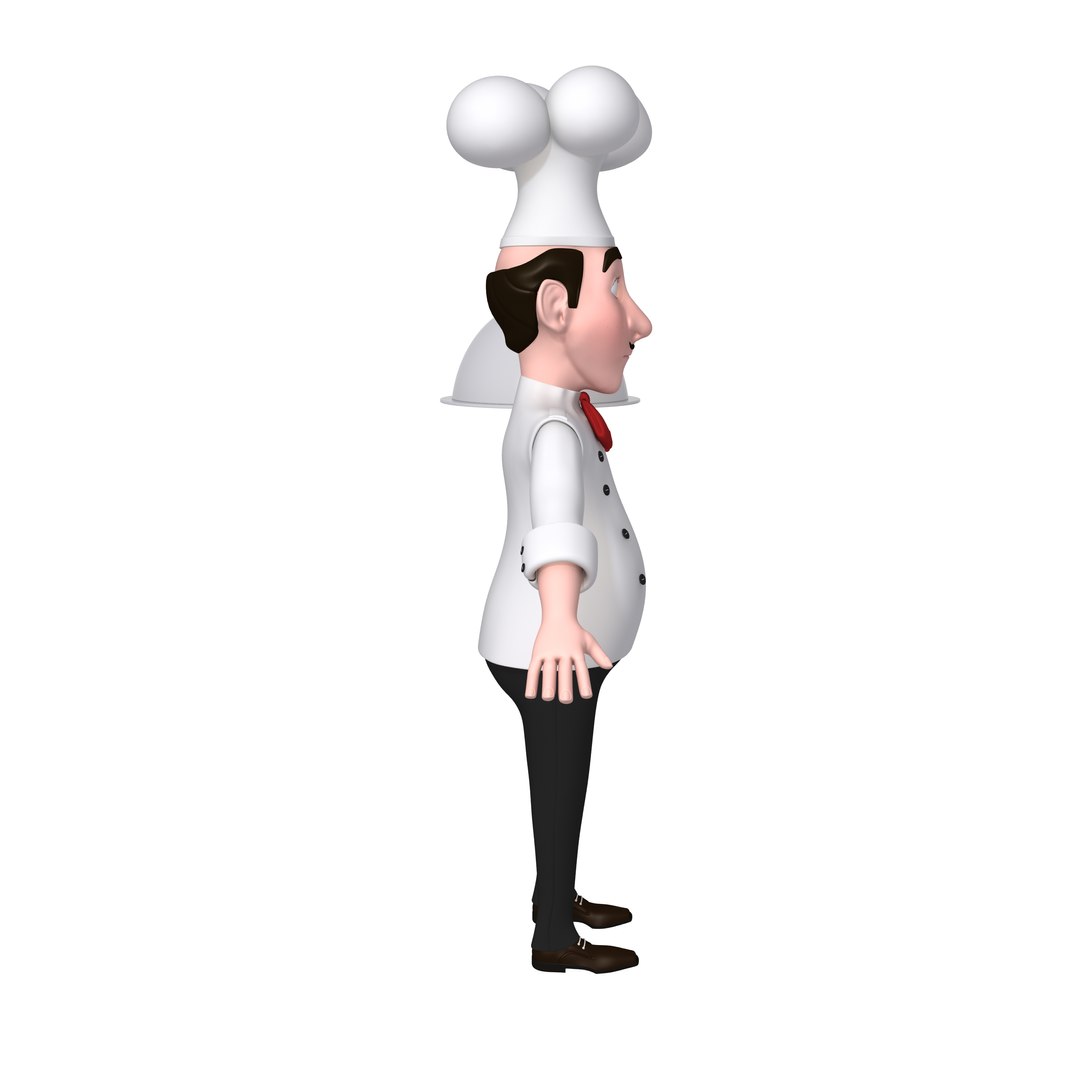 Chef cartoon 3D - TurboSquid 1529782