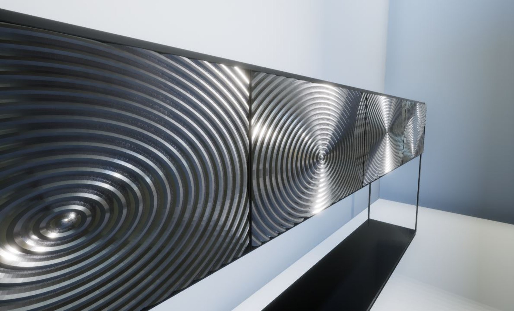 3D Metal Table Lobby Model - TurboSquid 1237156