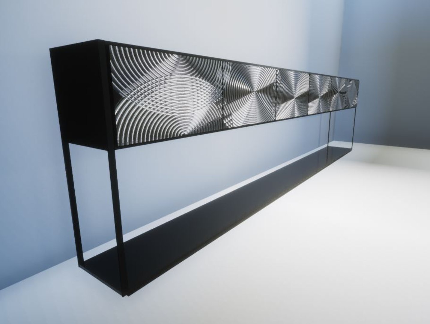 3D Metal Table Lobby Model - TurboSquid 1237156