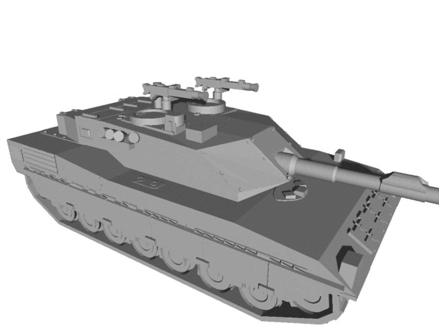 C1 ariete tank 3D model - TurboSquid 1365969