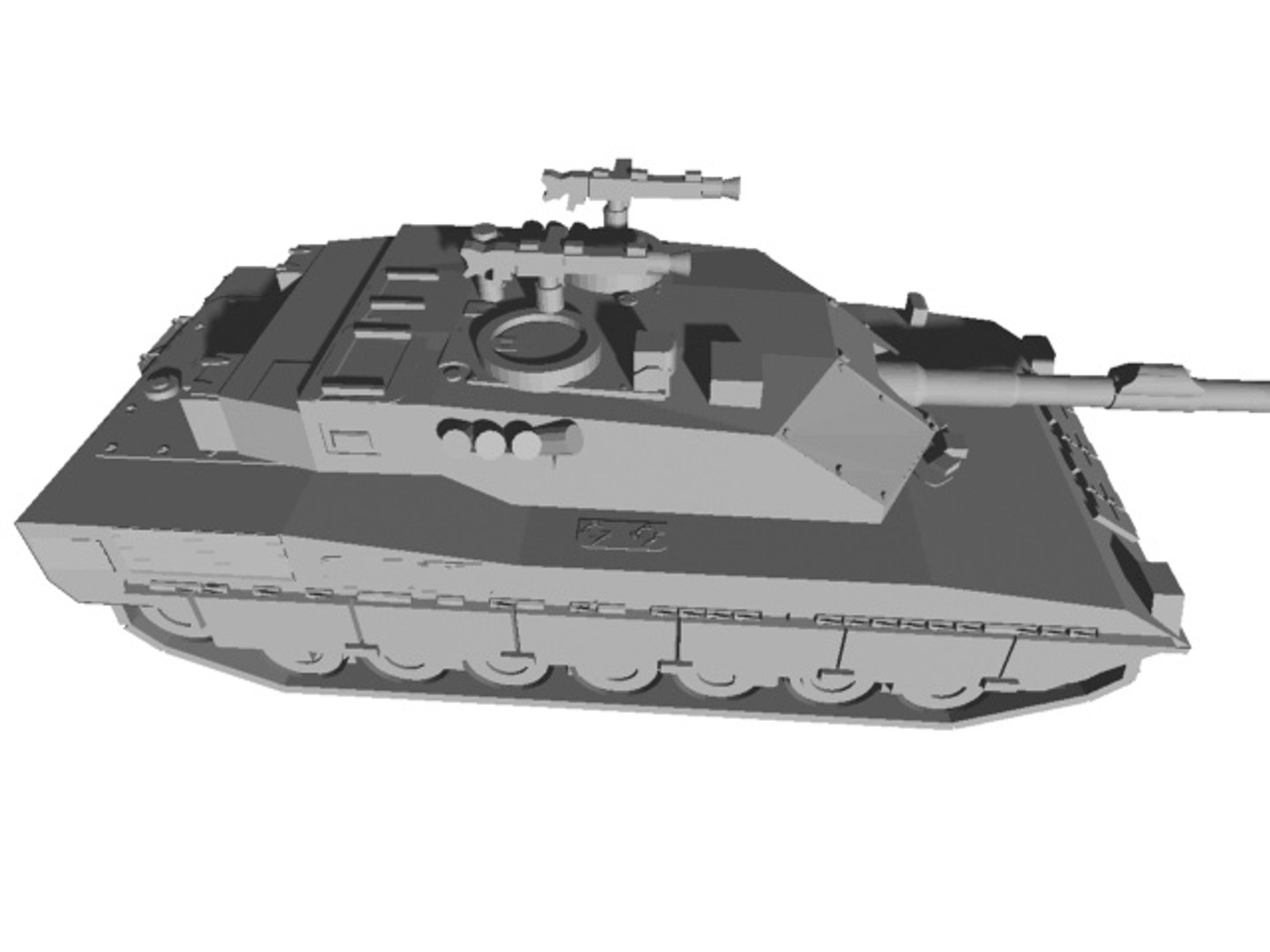 C1 ariete tank 3D model - TurboSquid 1365969