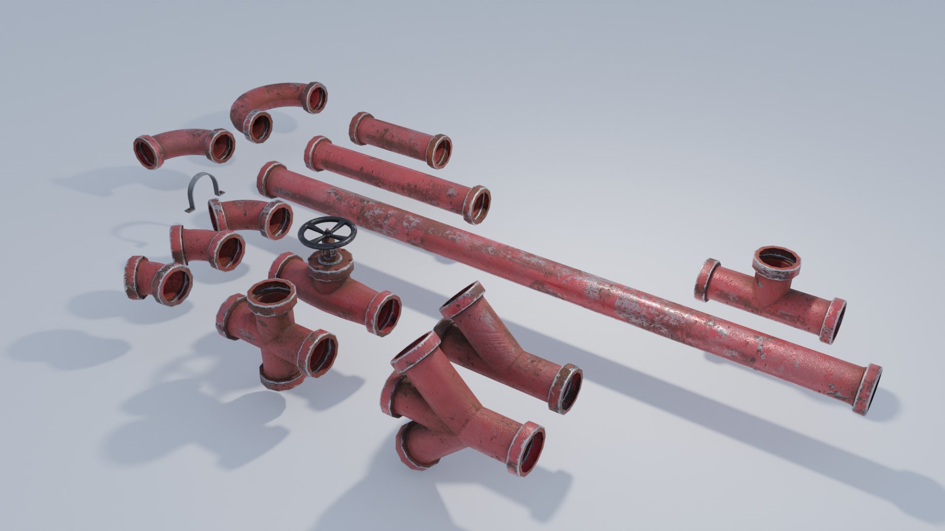 3D Model Large Metal Pipes 4K And 2K - TurboSquid 2001998