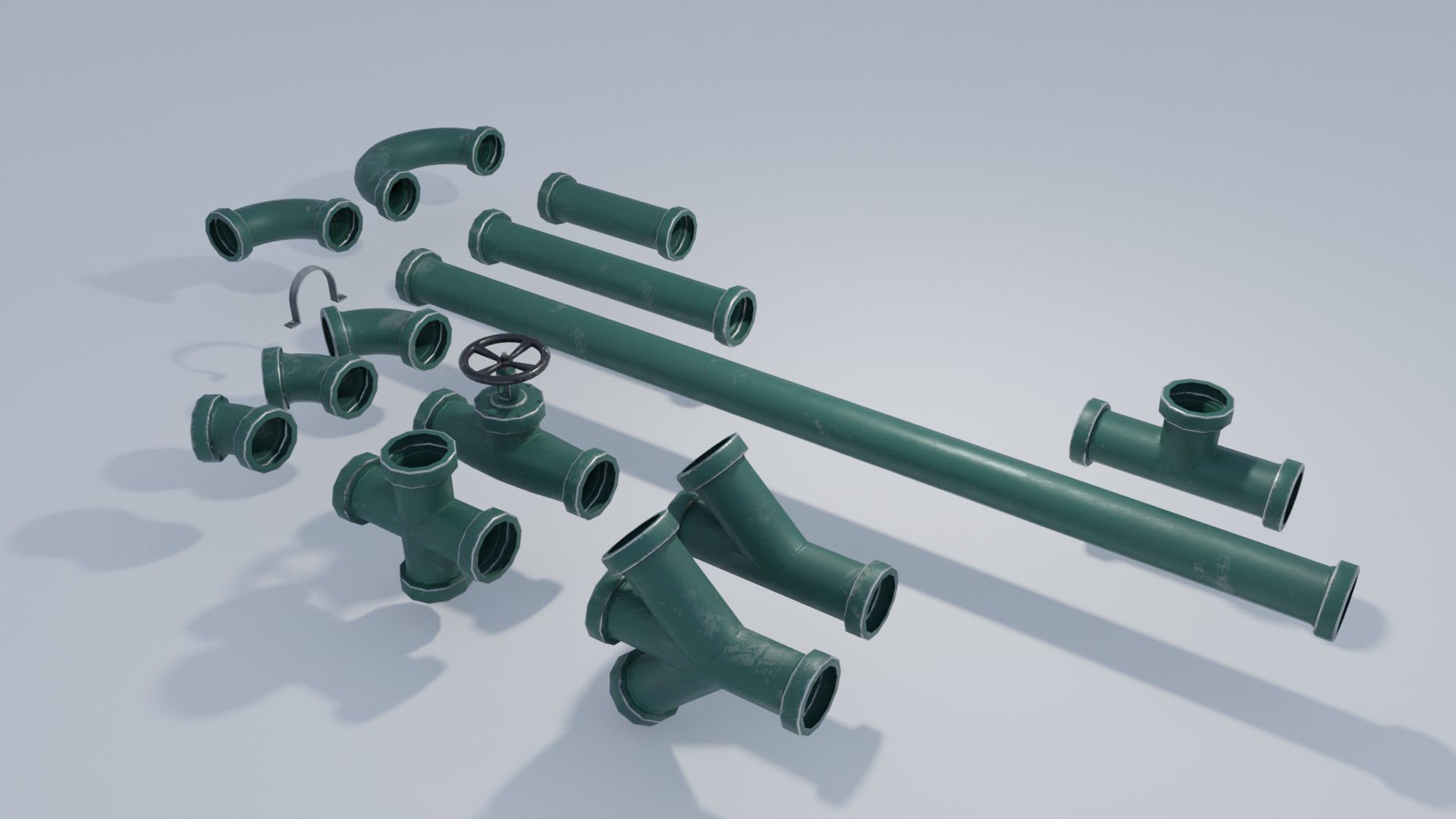 3D Model Large Metal Pipes 4K And 2K - TurboSquid 2001998
