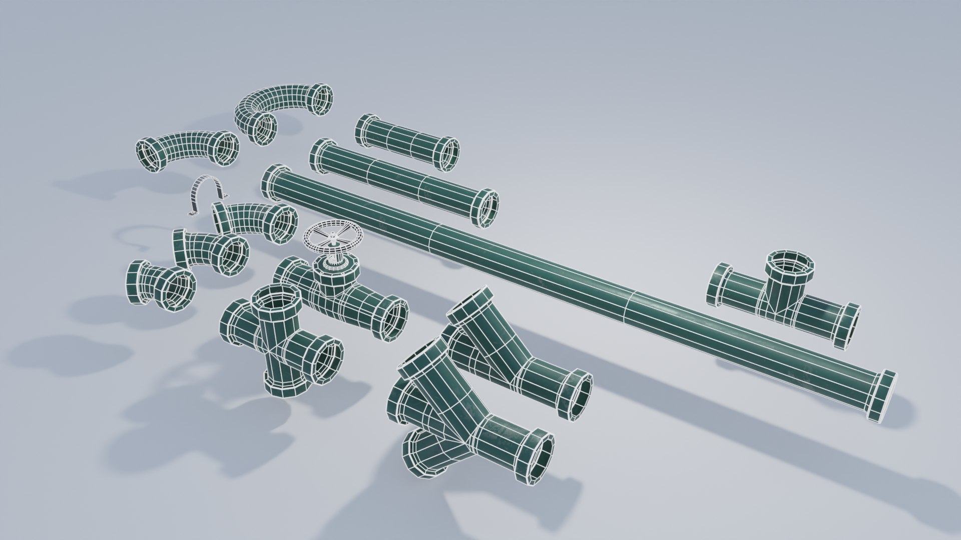 3D Model Large Metal Pipes 4K And 2K - TurboSquid 2001998