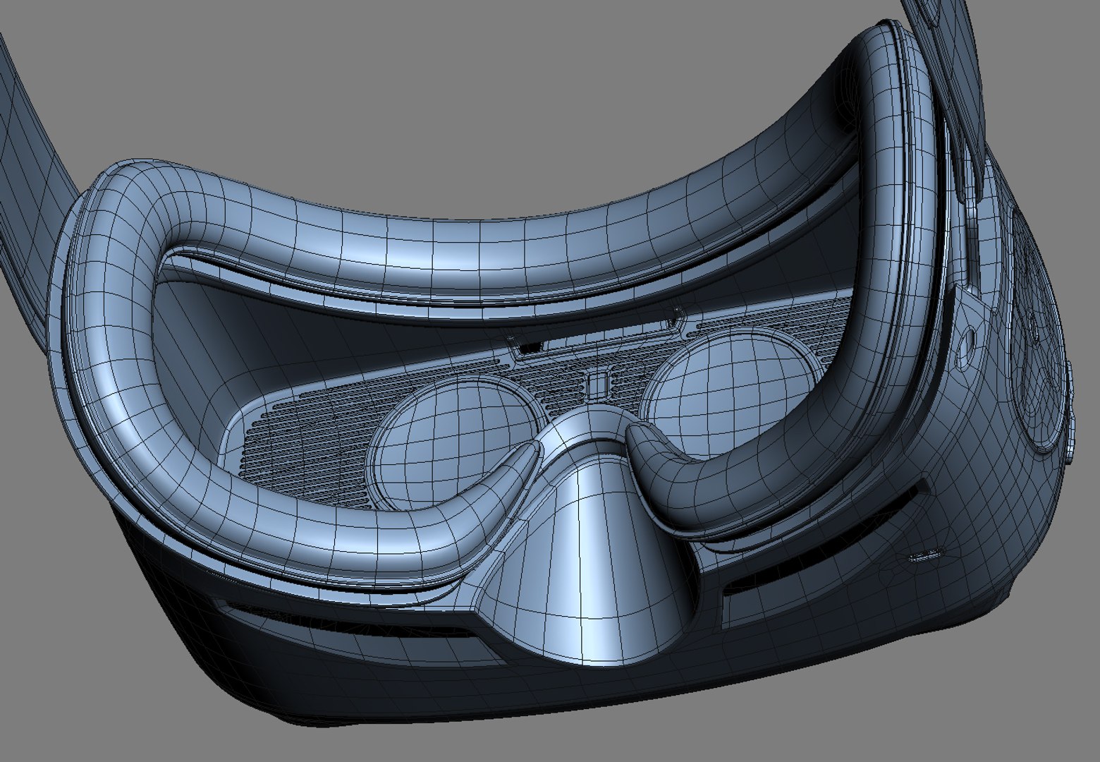 3d Samsung Gear Vr Headset Model