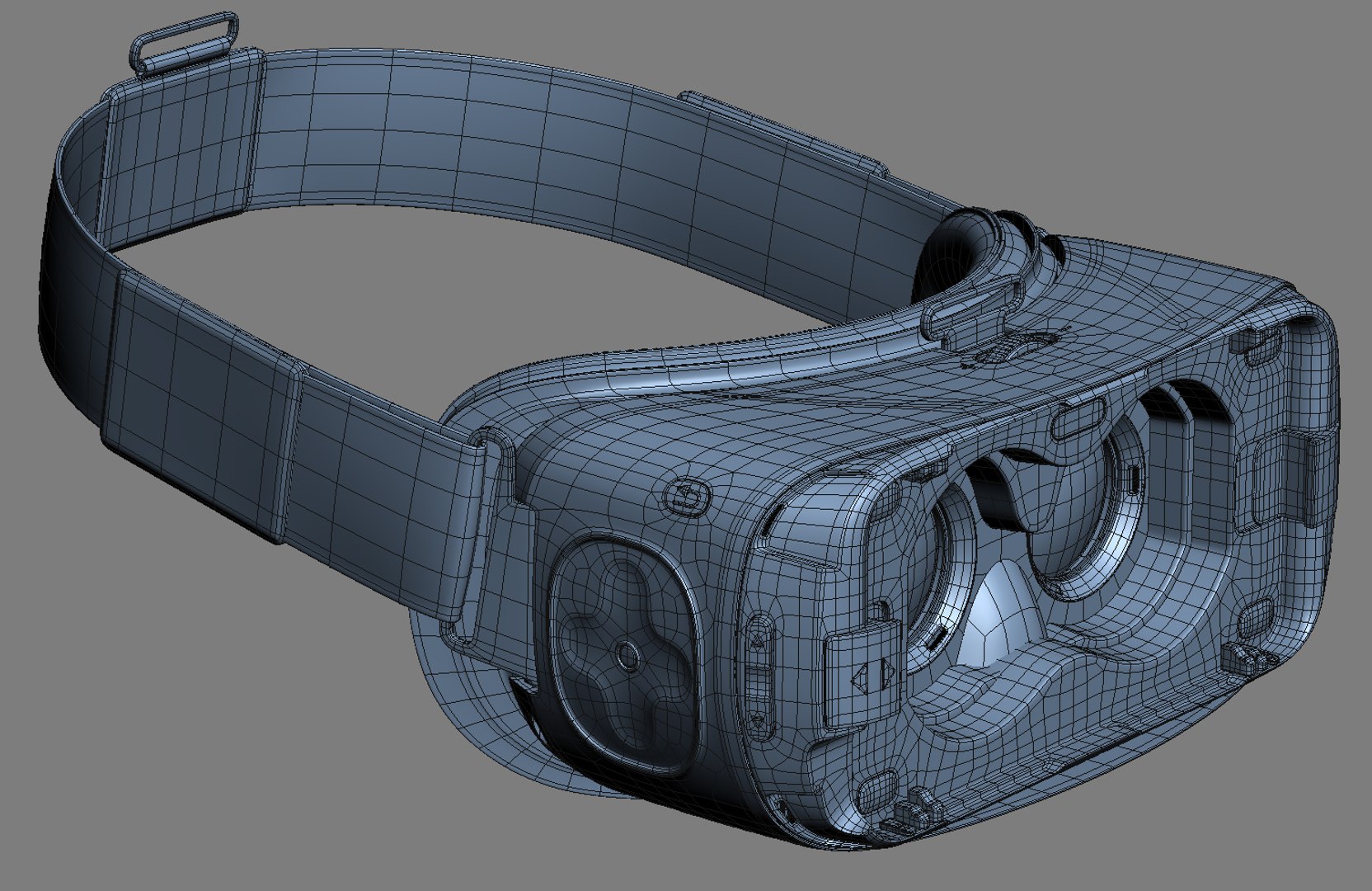 3d Samsung Gear Vr Headset Model