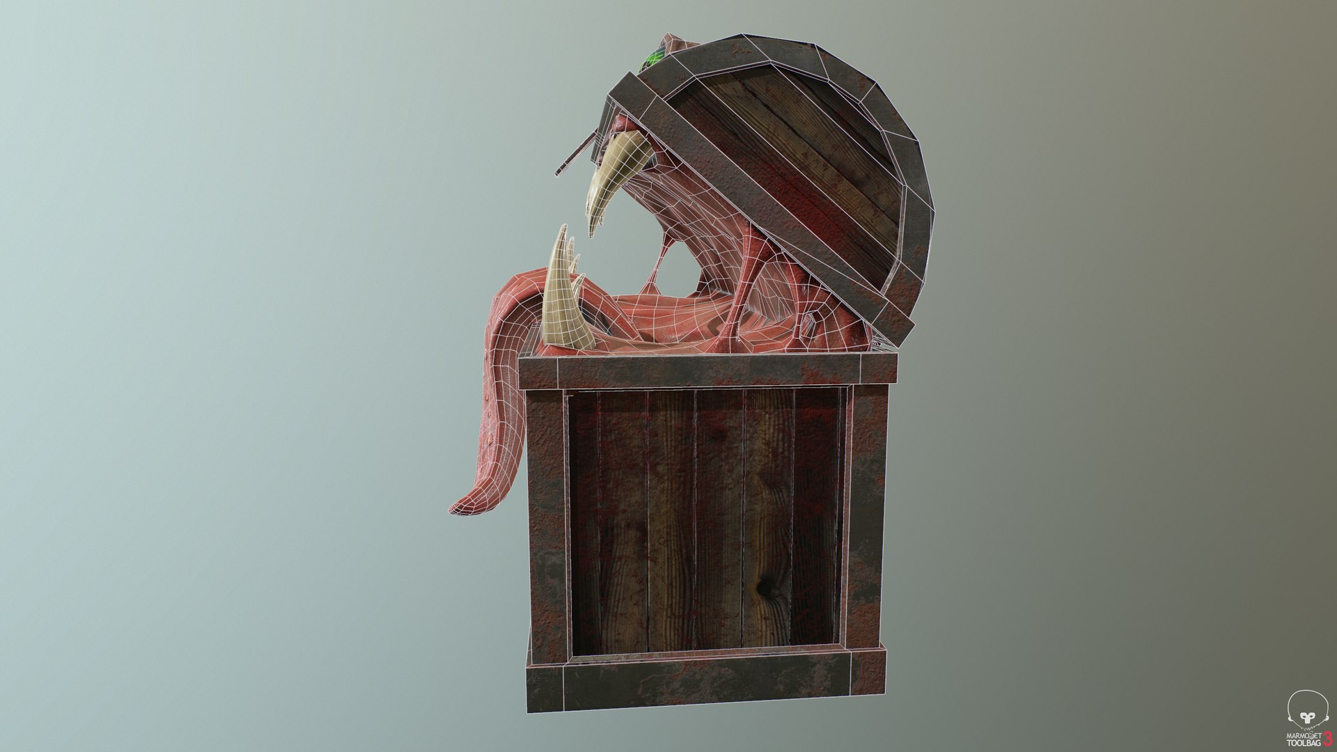 Pbr Monster Chest 3D Model - TurboSquid 1176930