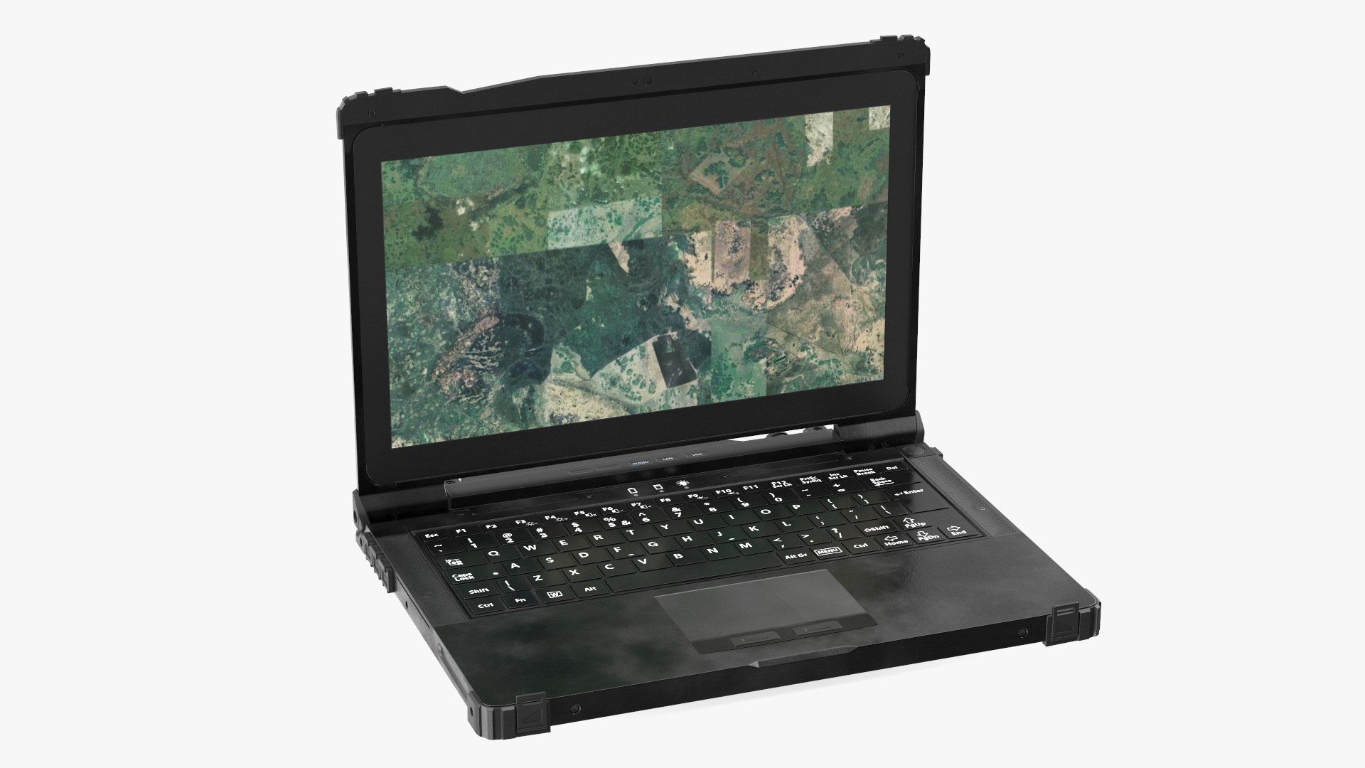 Shockproof Laptop Black Metal 3D model - TurboSquid 2175165