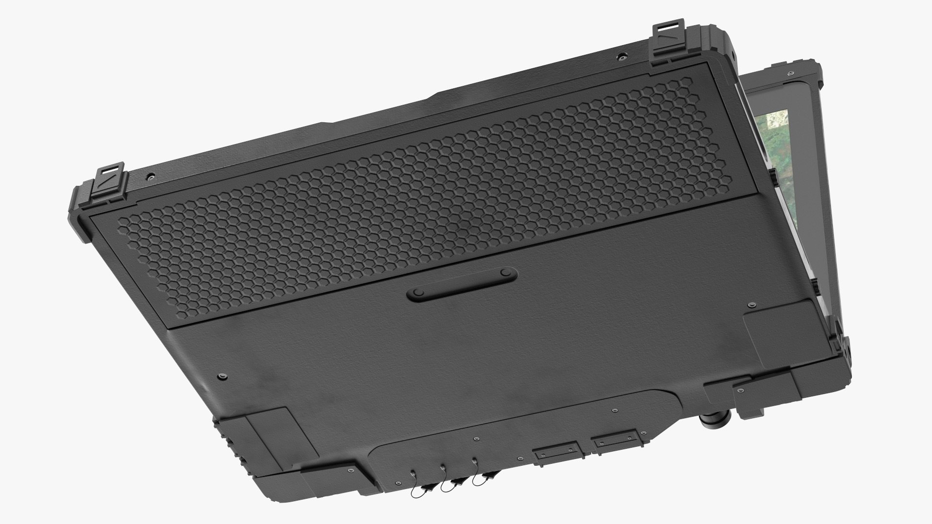 Shockproof Laptop Black Metal 3D model - TurboSquid 2175165