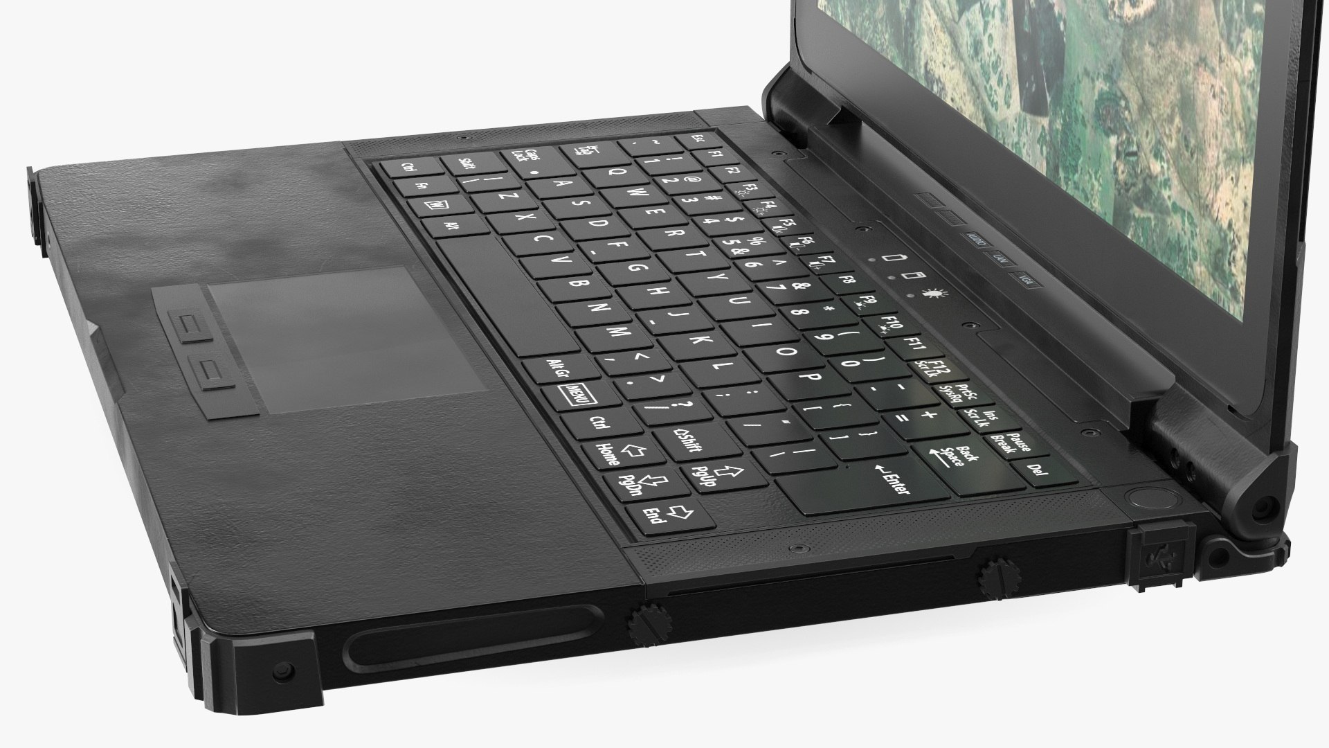 Shockproof Laptop Black Metal 3D model - TurboSquid 2175165