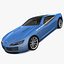 3d Realistic Bertone Birusa Concept Car
