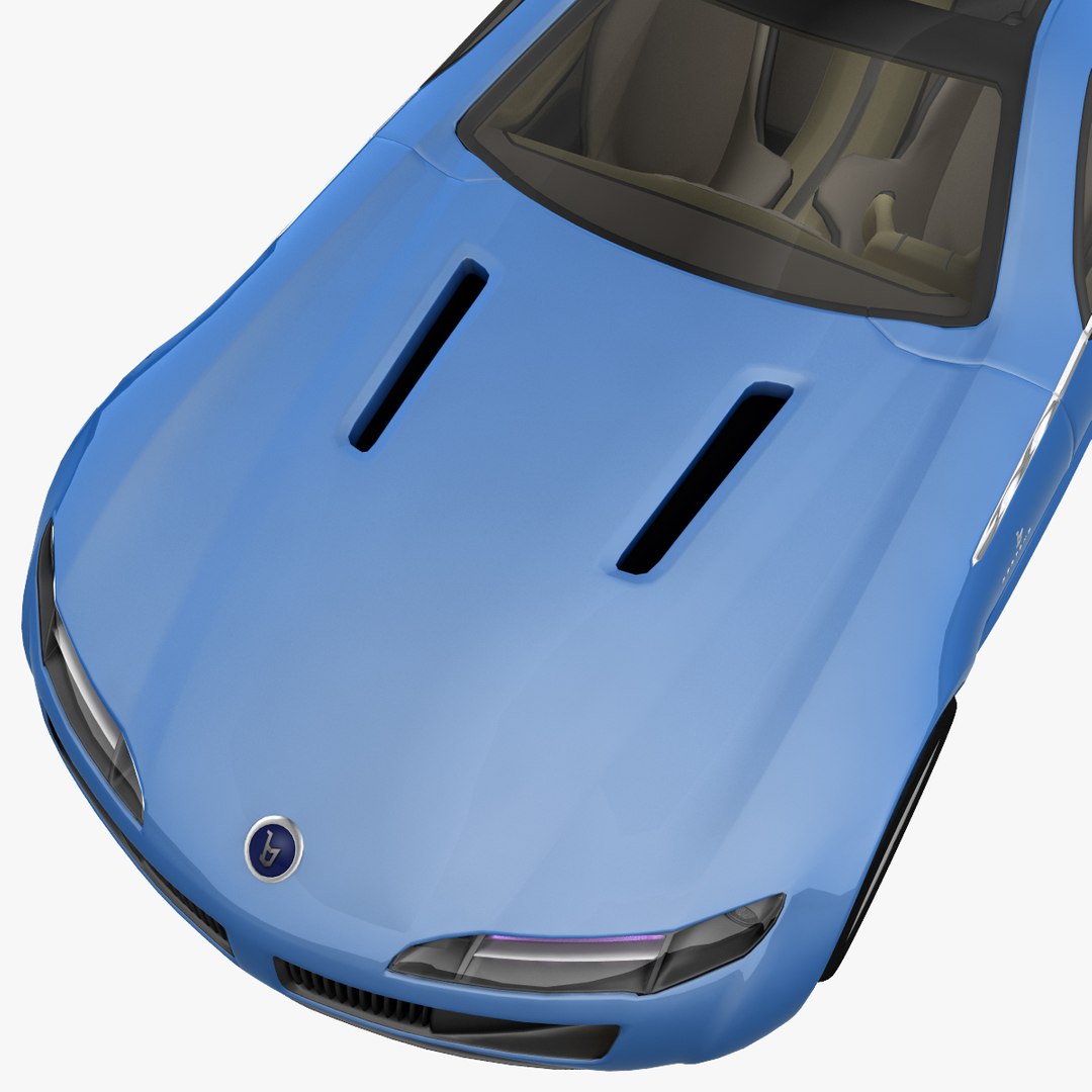 3d realistic bertone birusa concept car