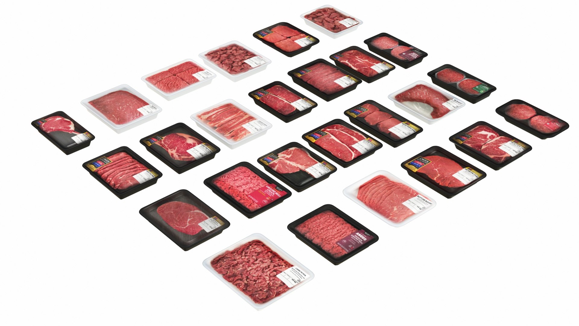3D Meat Beef Products Model - TurboSquid 2398169