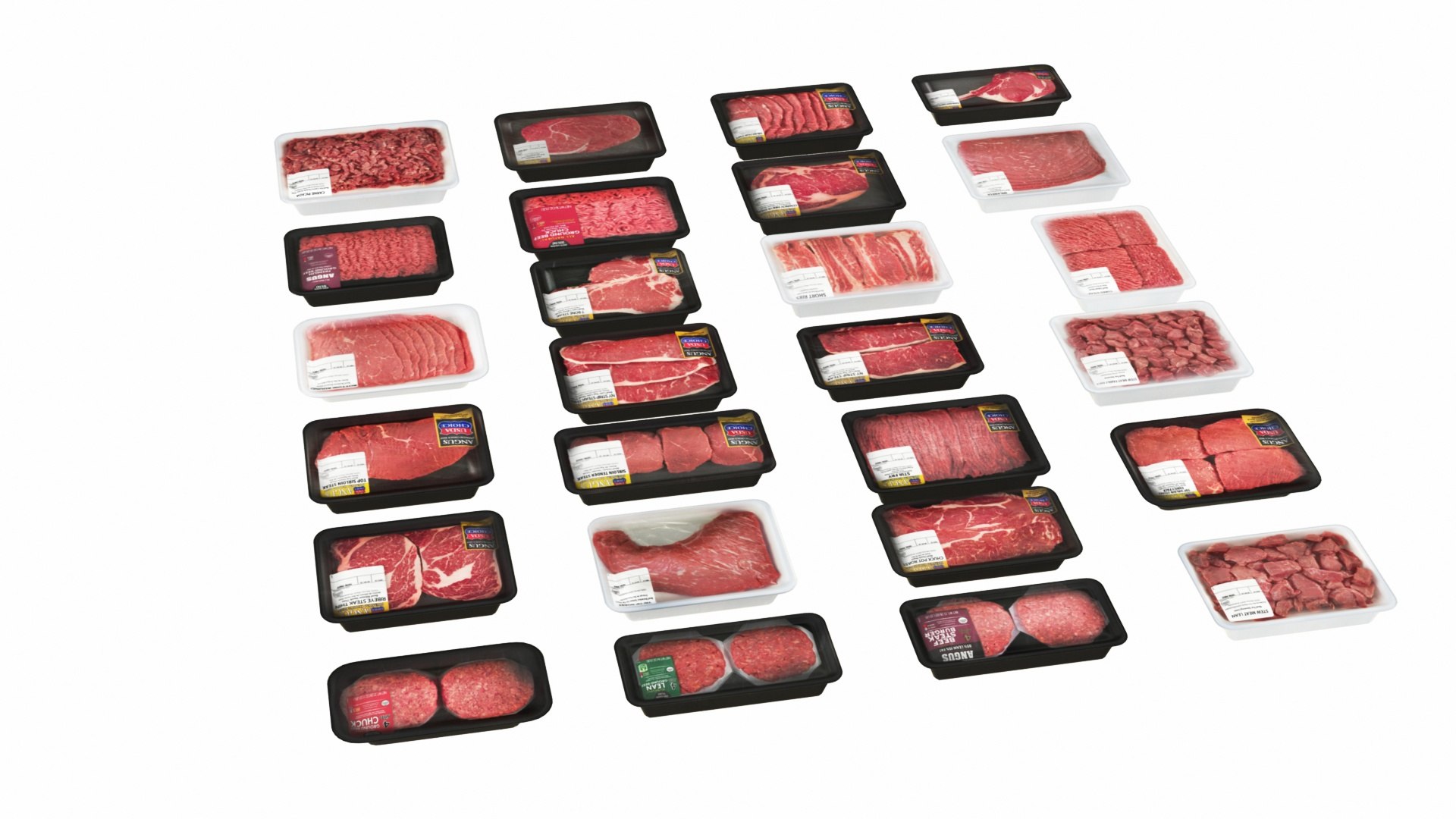 3D Meat Beef Products Model - TurboSquid 2398169