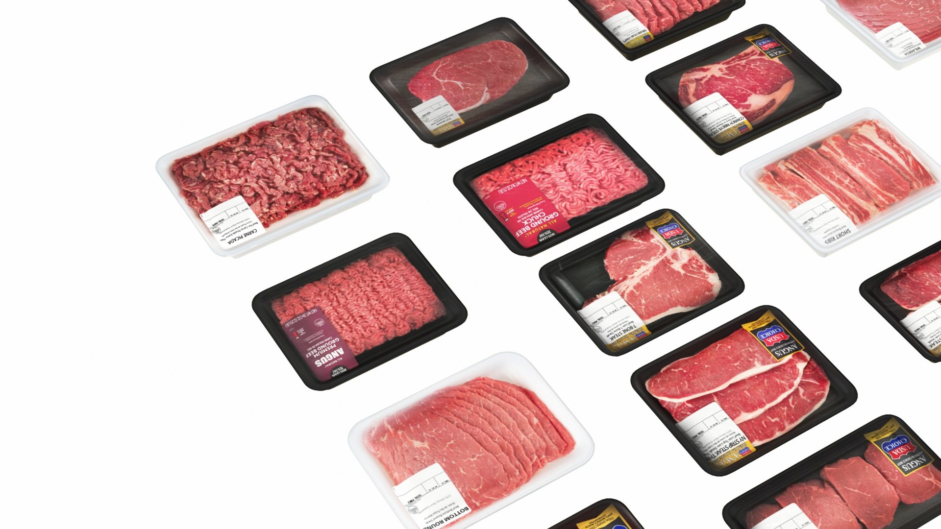 3D Meat Beef Products Model - TurboSquid 2398169