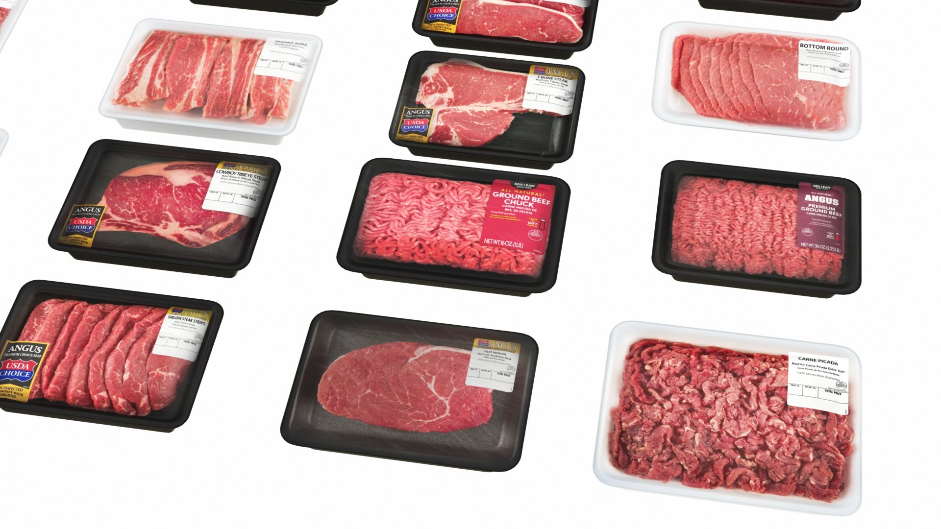 3D Meat Beef Products Model - TurboSquid 2398169