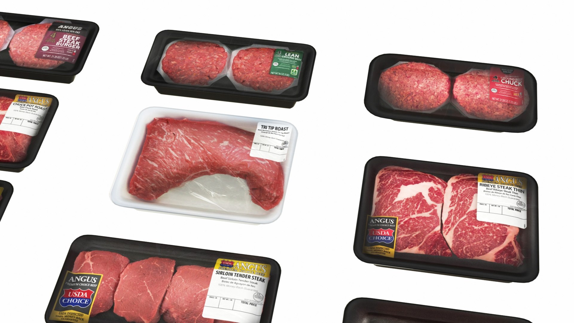 3D Meat Beef Products Model - TurboSquid 2398169