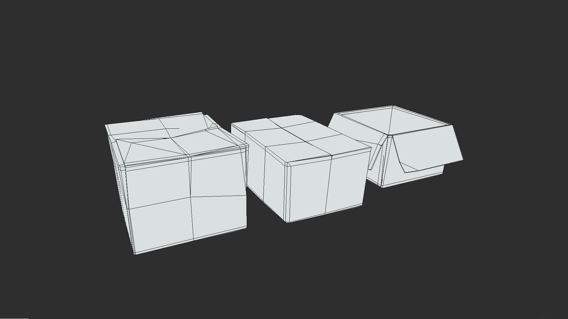 Cardboard Boxes 3D Model - TurboSquid 2190456