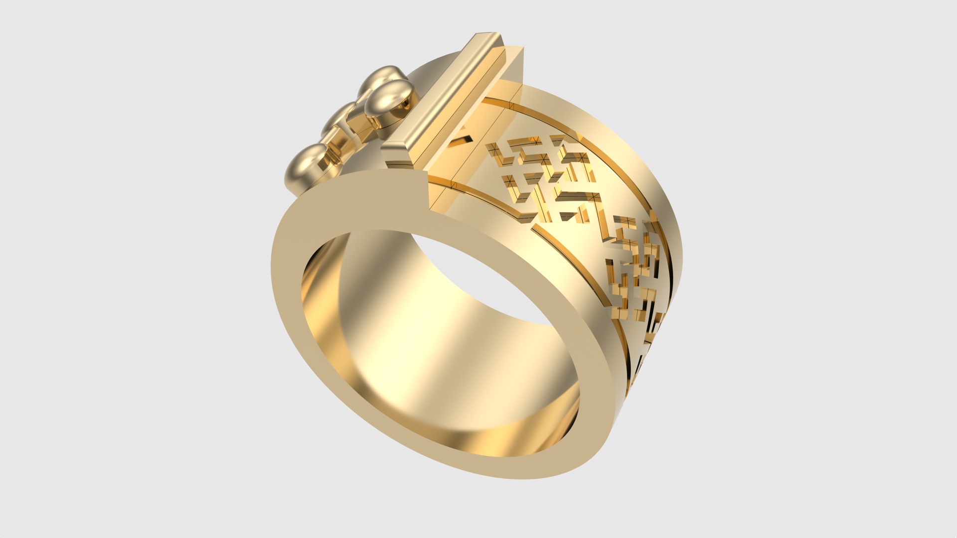 Ancient Slavs Cross Pattern Ring JDBCo 3D - TurboSquid 2341478