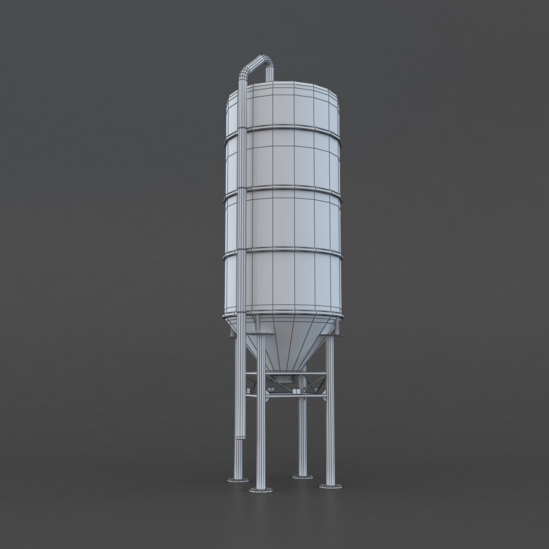 3D Model Silos - TurboSquid 1213599