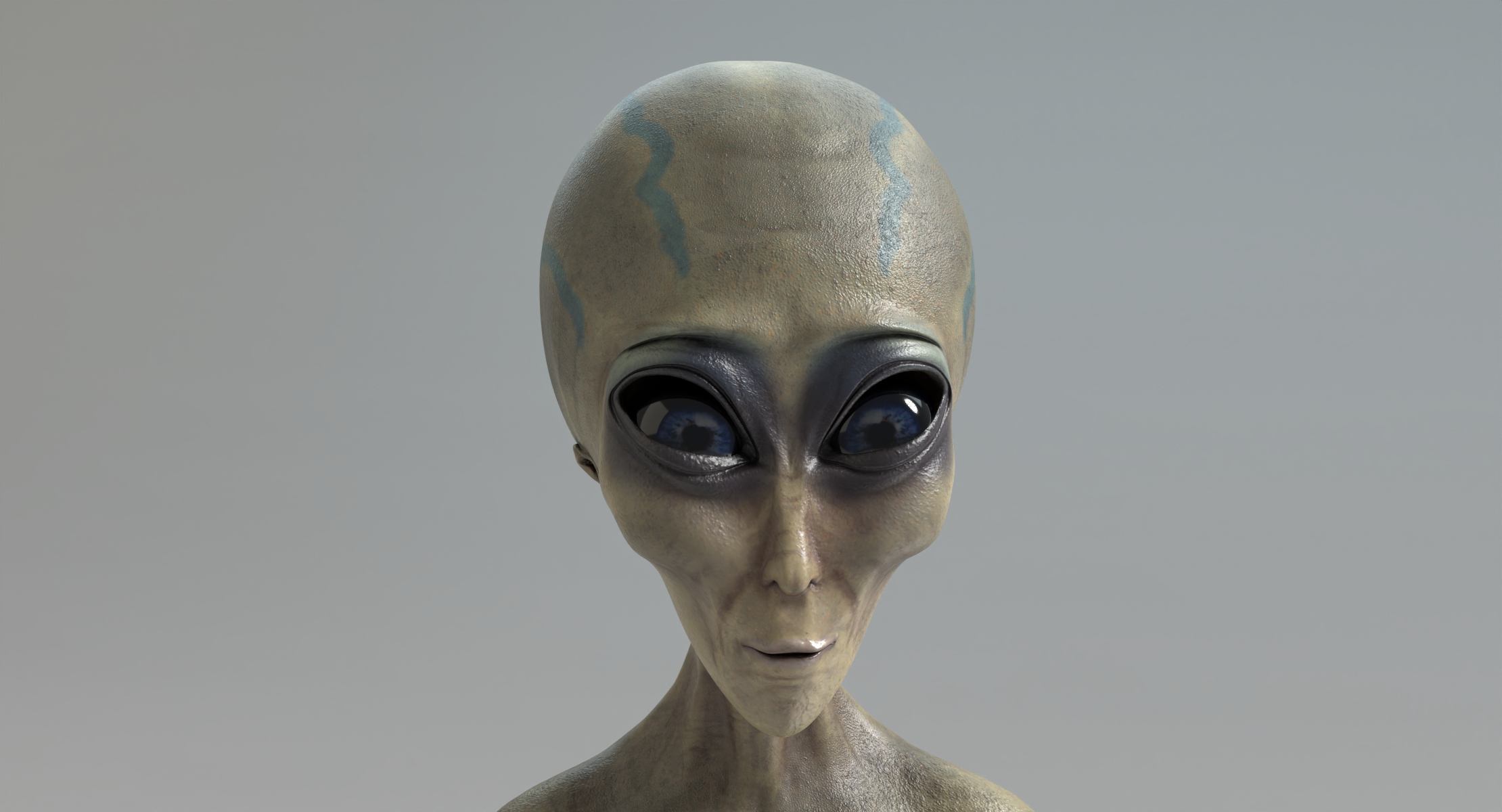 modelo 3d Mujer gris alienígena animada 2 - TurboSquid 2116434