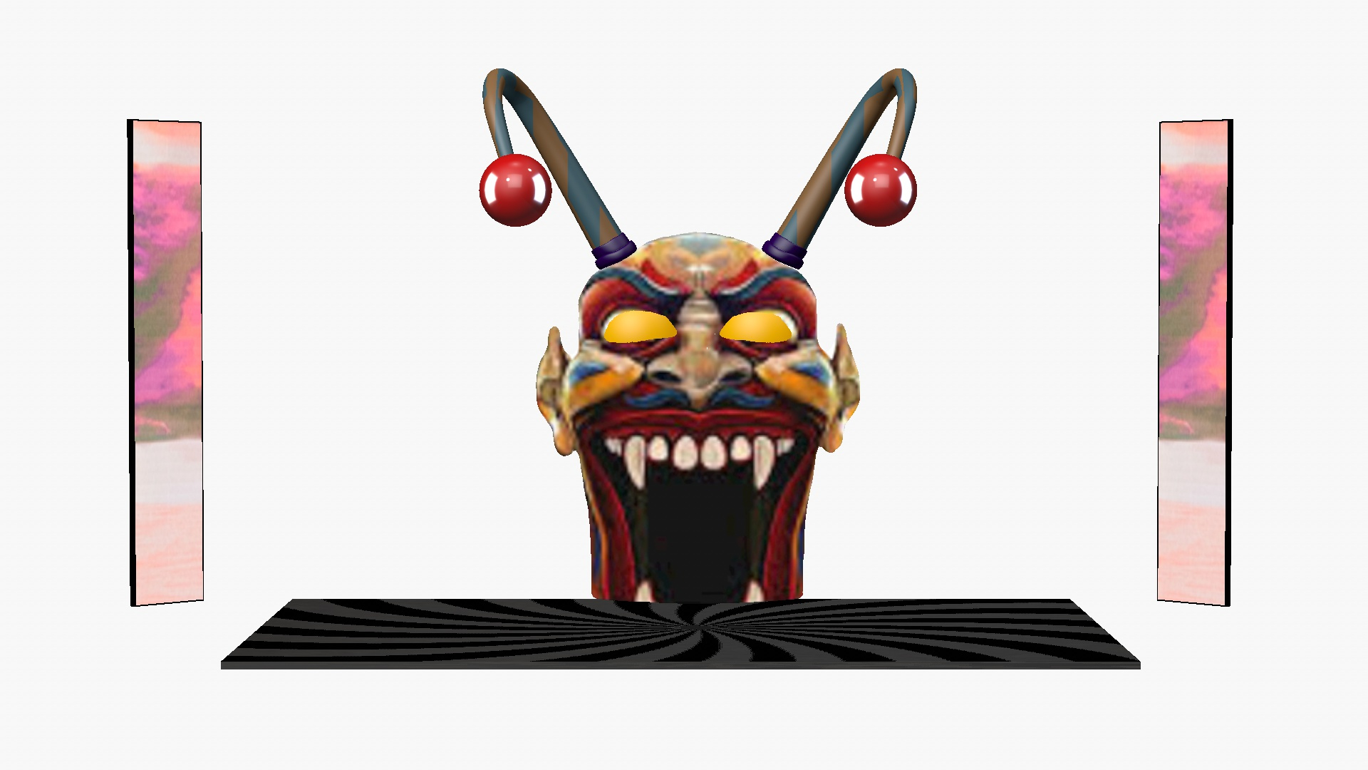 Demon Jester Mask 3D Model - TurboSquid 2391266