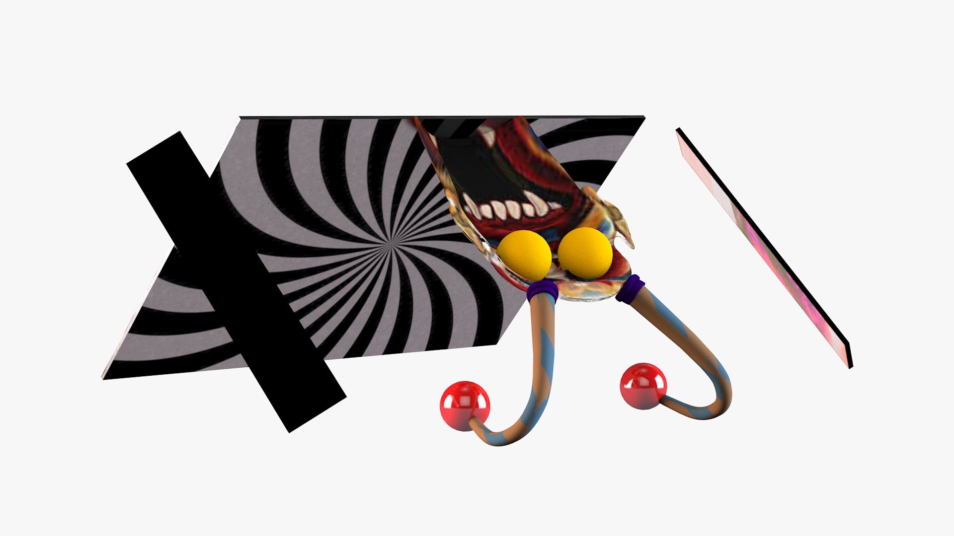 Demon Jester Mask 3D Model - TurboSquid 2391266