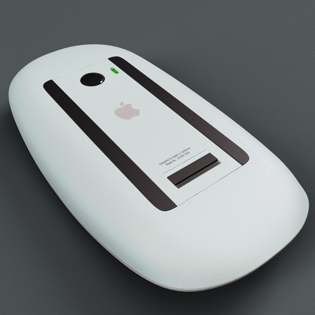 Apple Mouse 3d Model