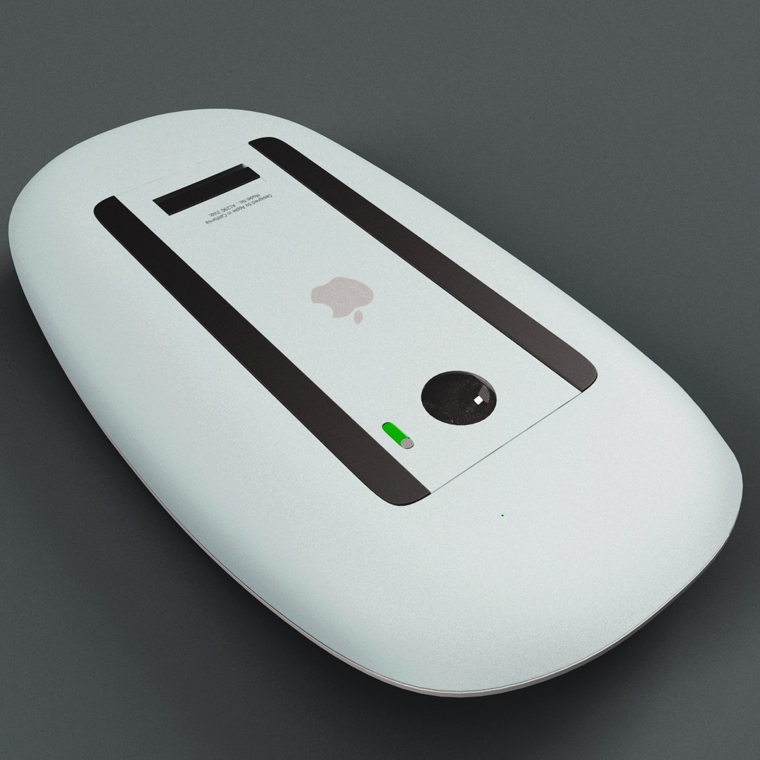 Apple Mouse 3d Model