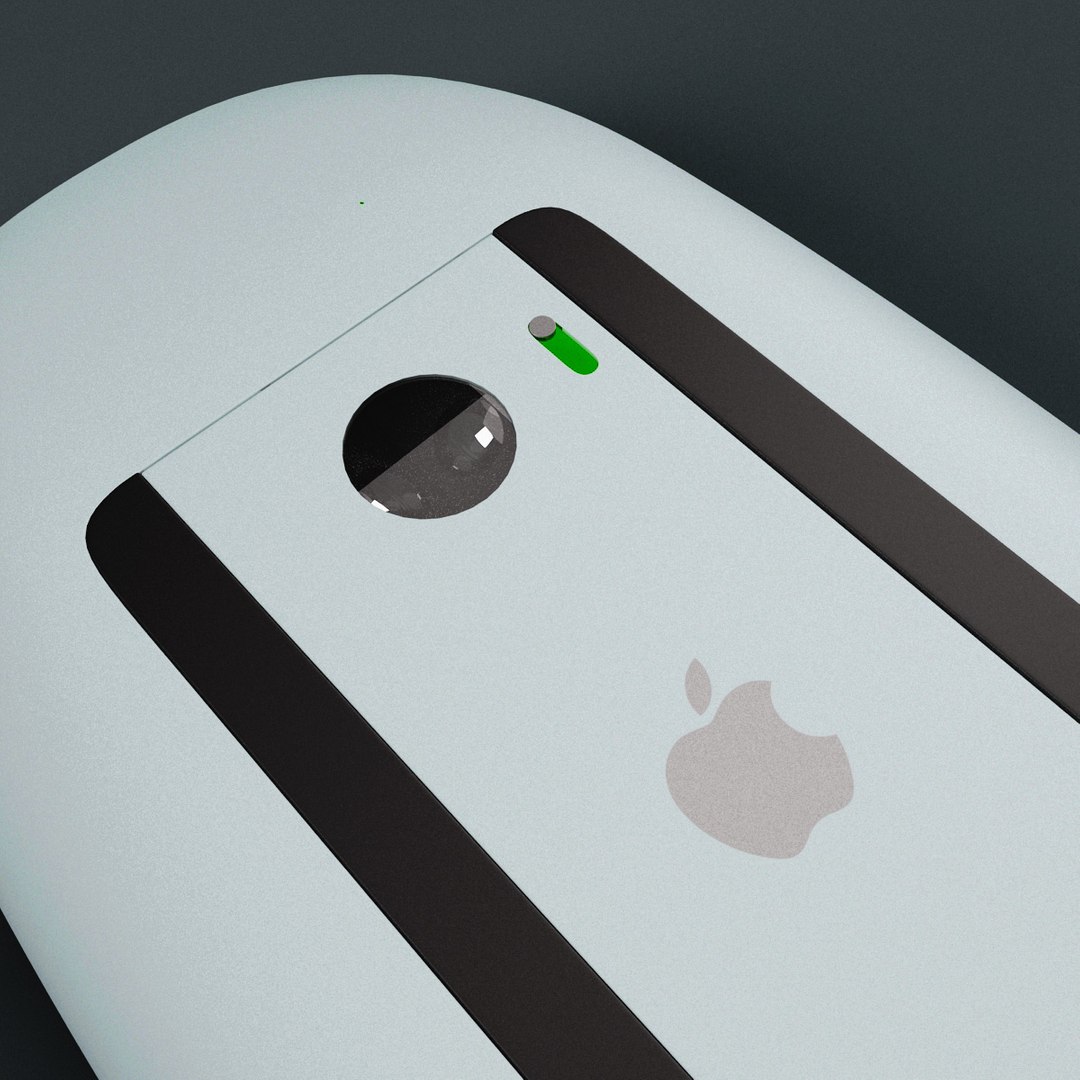 Apple Mouse 3d Model
