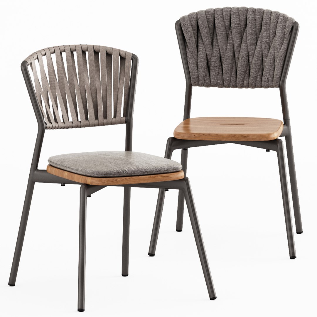 3D model PIER 023 table and PIPER 120 121 220 221 chairs - TurboSquid ...