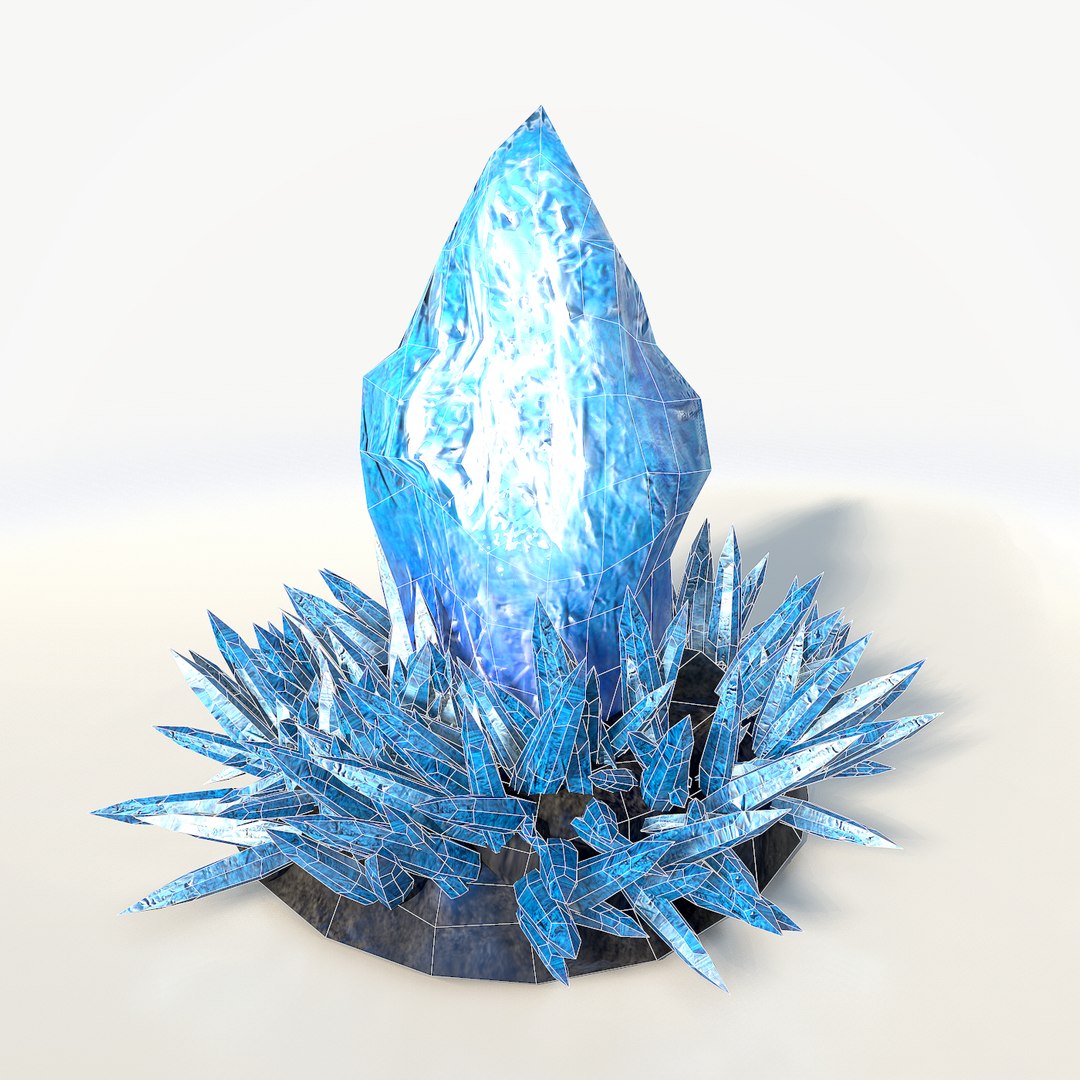 3d Realistic Crystal Model
