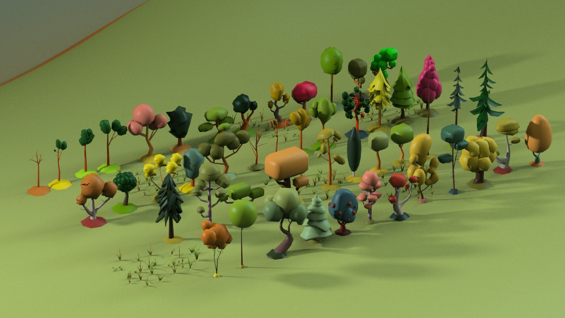 Tree Pack 3D Model - TurboSquid 1346680