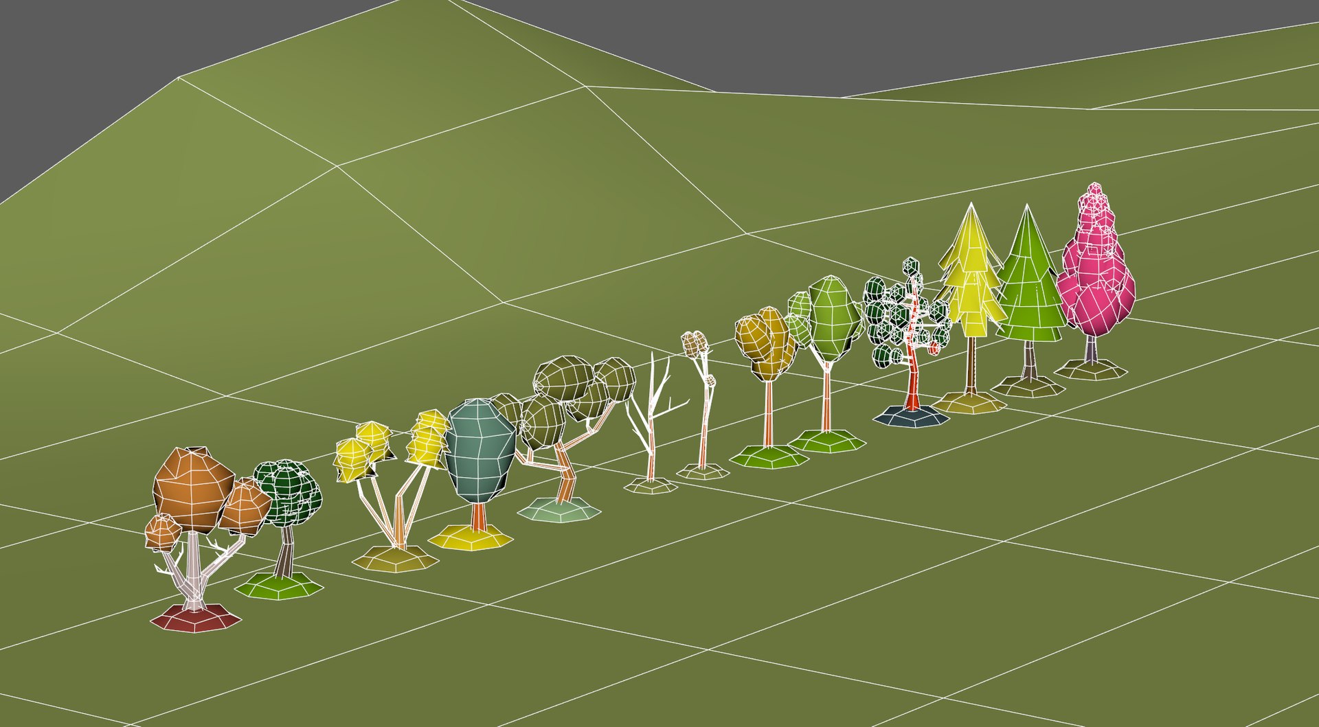 Tree pack 3D model - TurboSquid 1346680