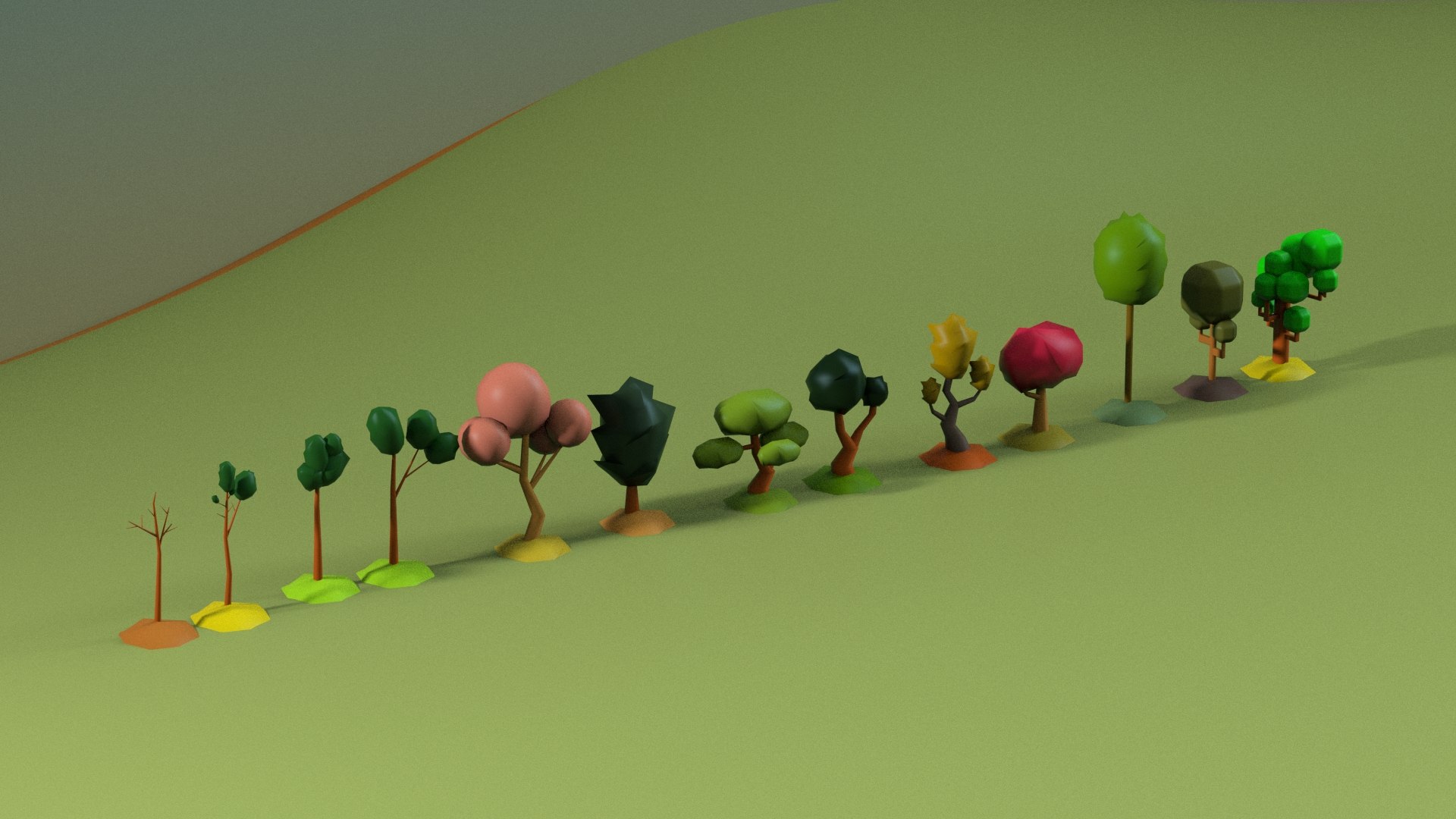 Tree pack 3D model - TurboSquid 1346680