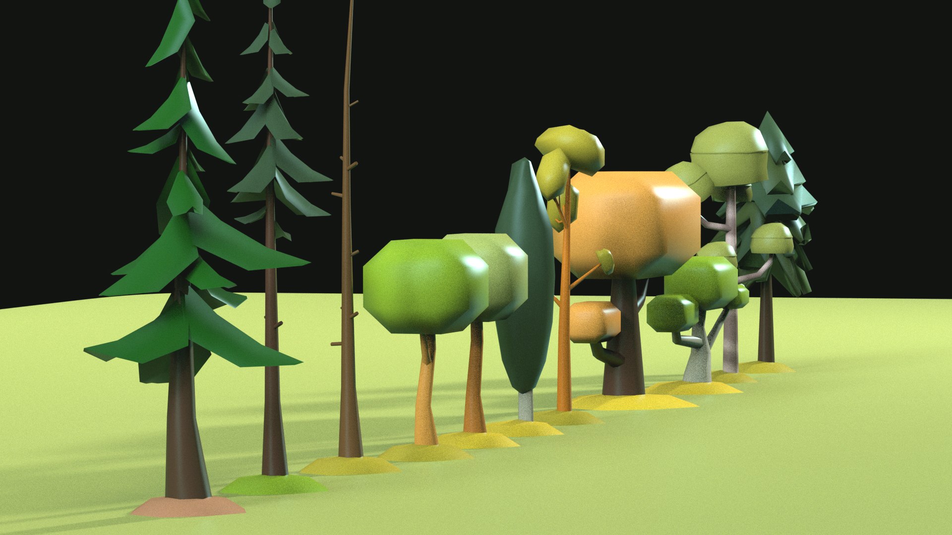 Tree pack 3D model - TurboSquid 1346680