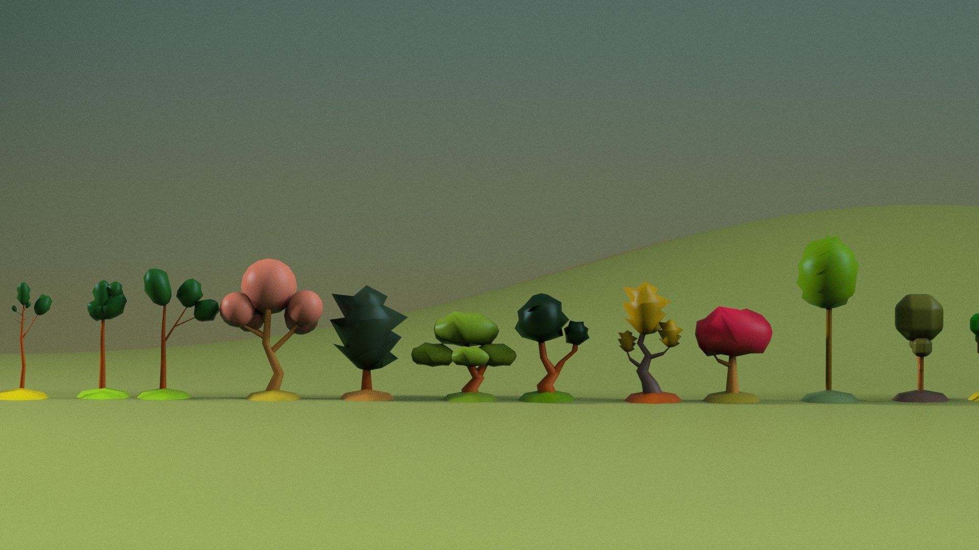 Tree pack 3D model - TurboSquid 1346680