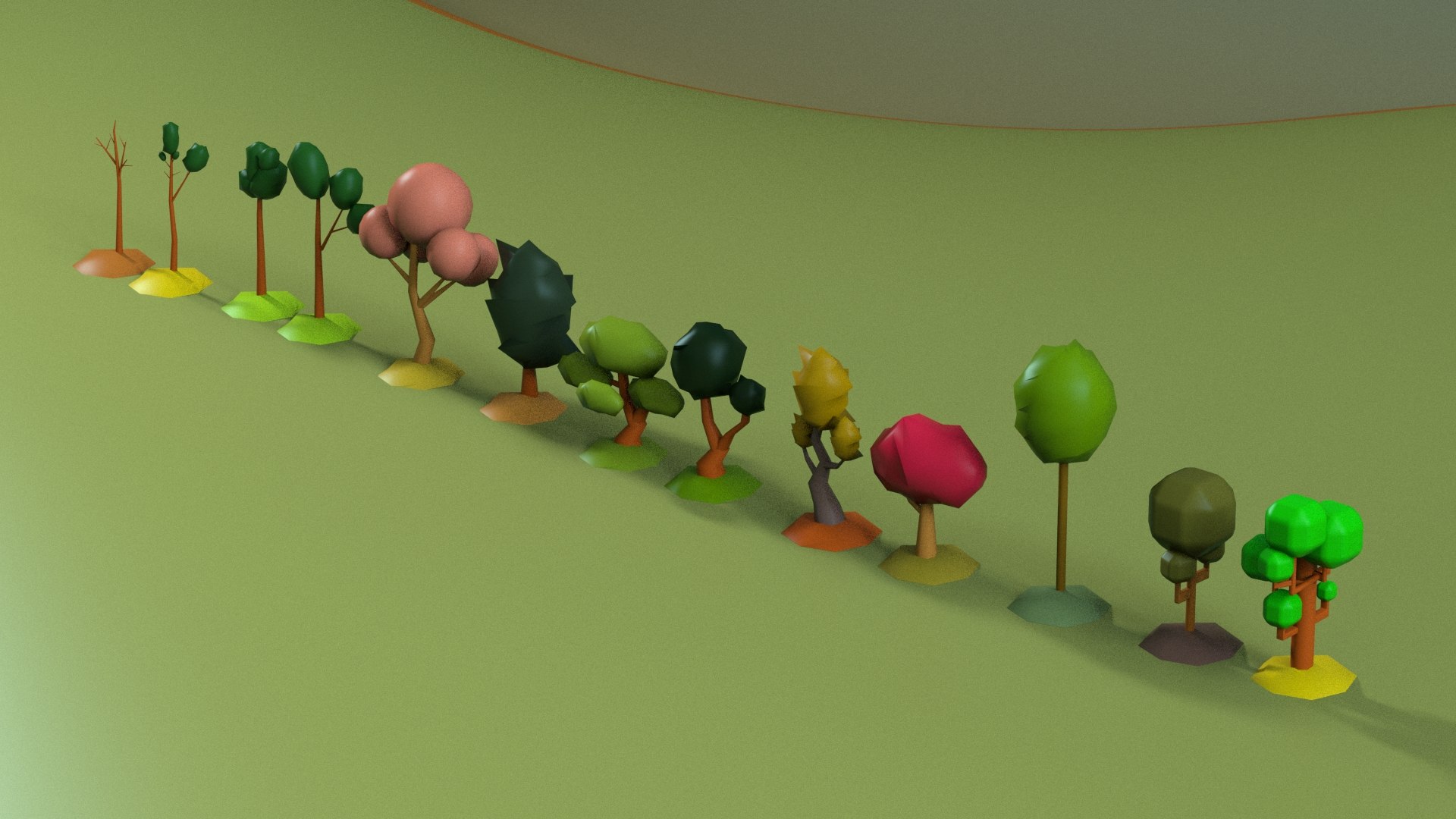 Tree pack 3D model - TurboSquid 1346680