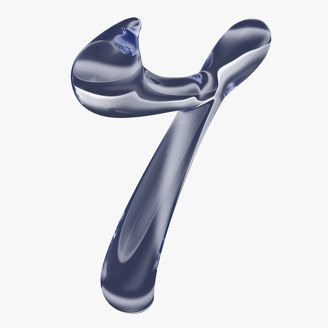 3D Calligraphic Digit 7 Number Model - TurboSquid 1389338