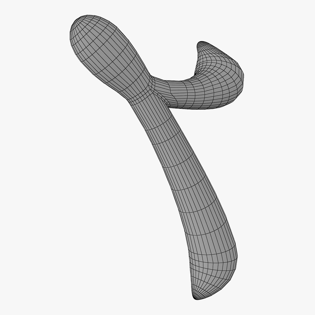 3D Calligraphic Digit 7 Number Model - TurboSquid 1389338