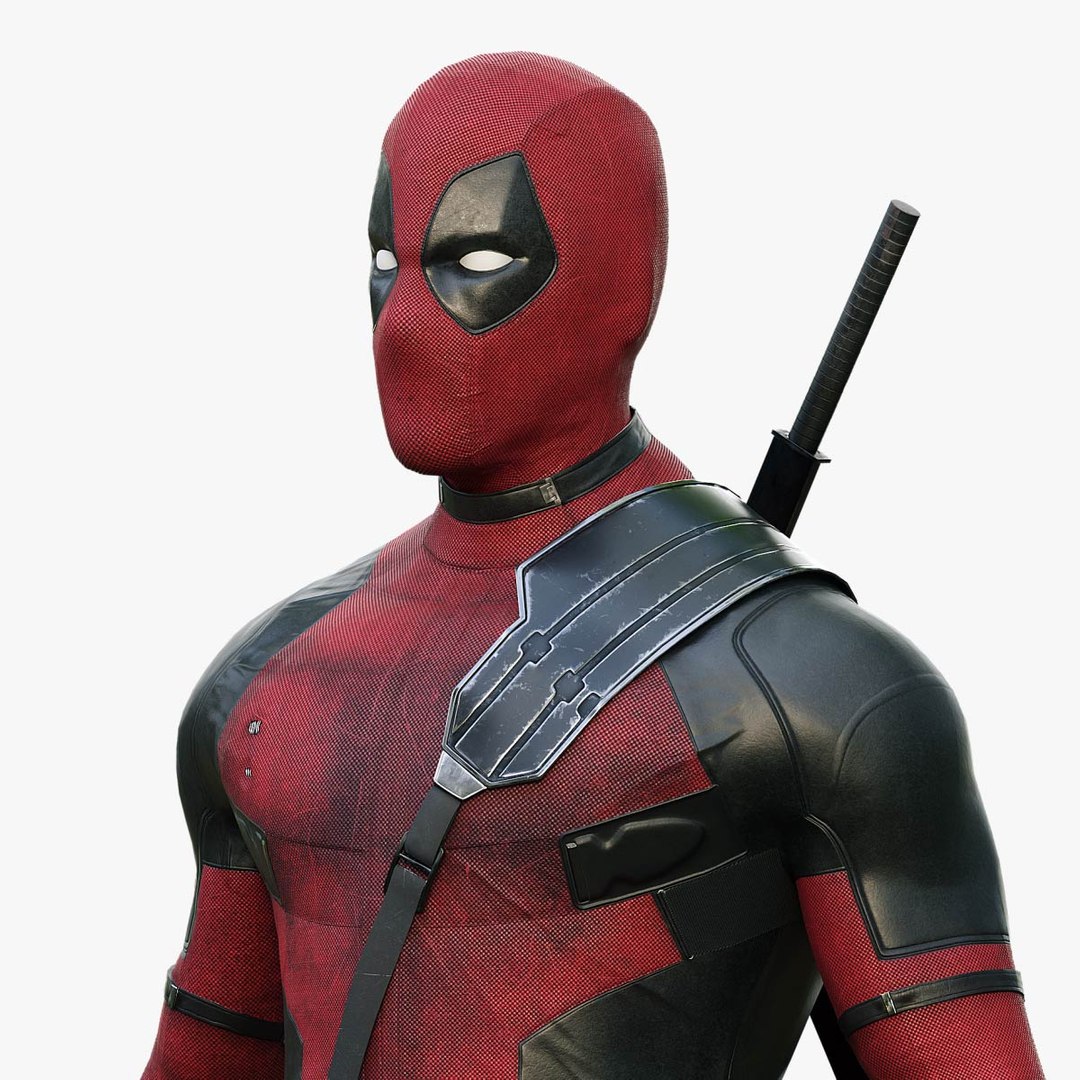 Deadpool Rigged Realtime - GameRess - Blender Eevee 3D Model ...
