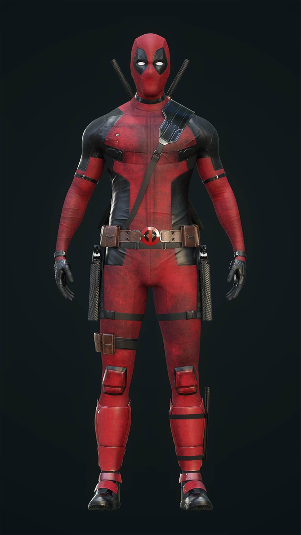Deadpool Rigged Realtime - GameRess - Blender Eevee 3D Model ...