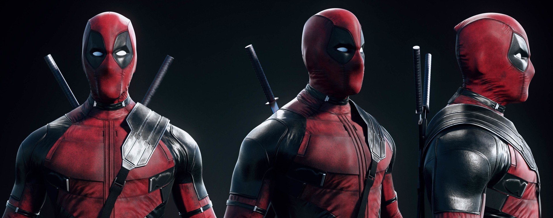 Deadpool Rigged Realtime - GameRess - Blender Eevee 3D Model ...