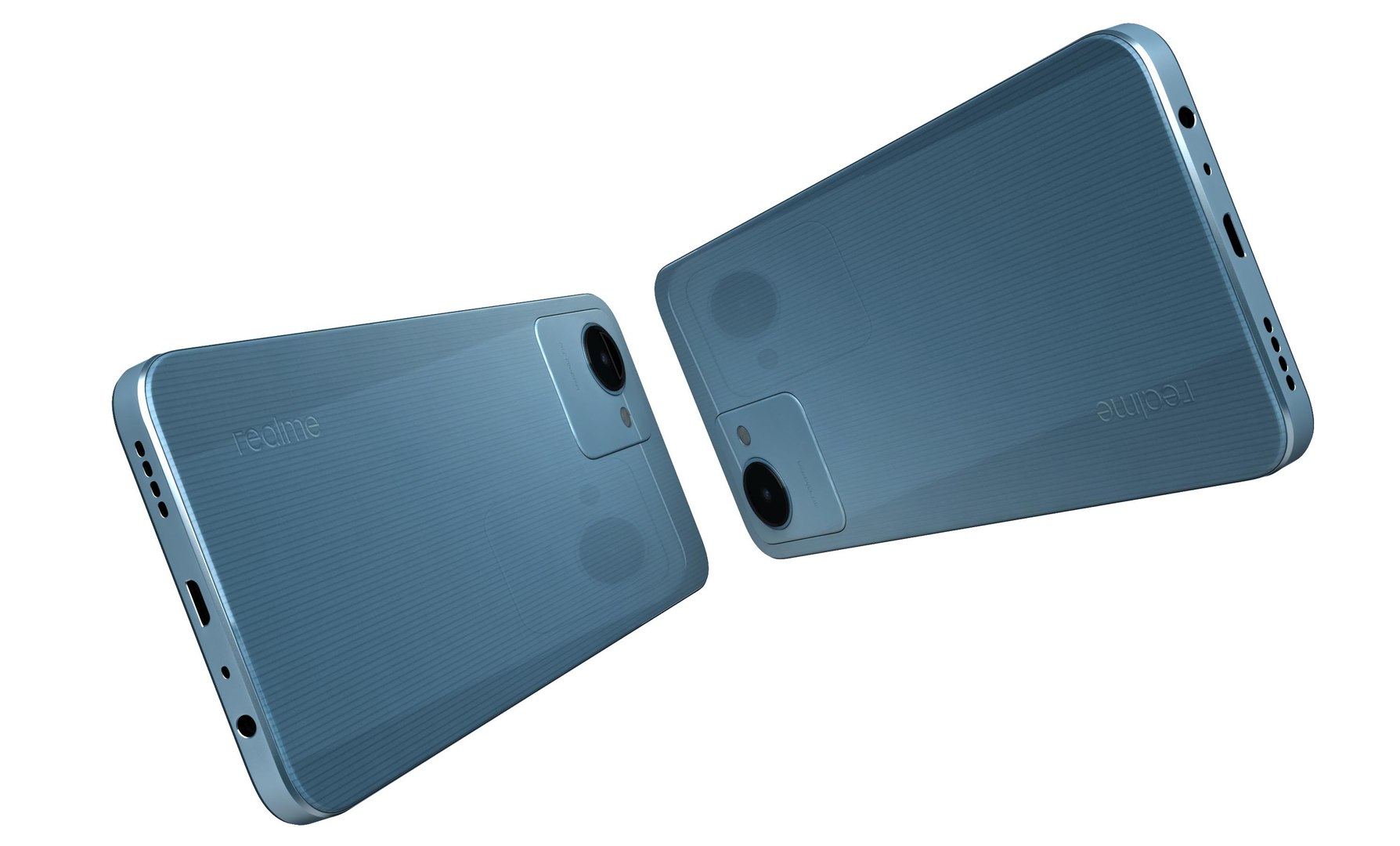 Realme C30s Blue And Black 3D - TurboSquid 1963938