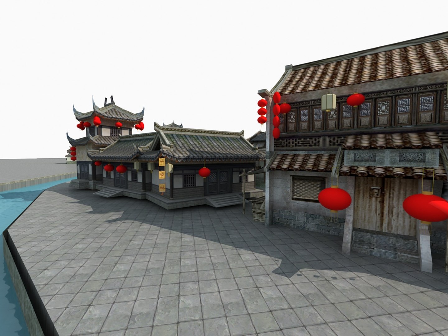 Chinese Ancient City 2 3D Model - TurboSquid 1855626