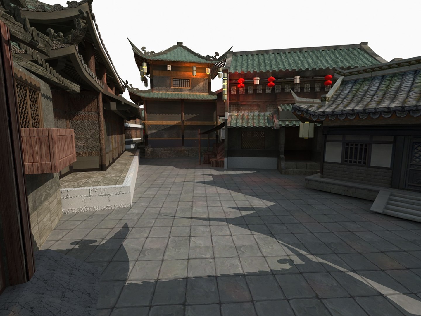 Chinese Ancient City 2 3D Model - TurboSquid 1855626