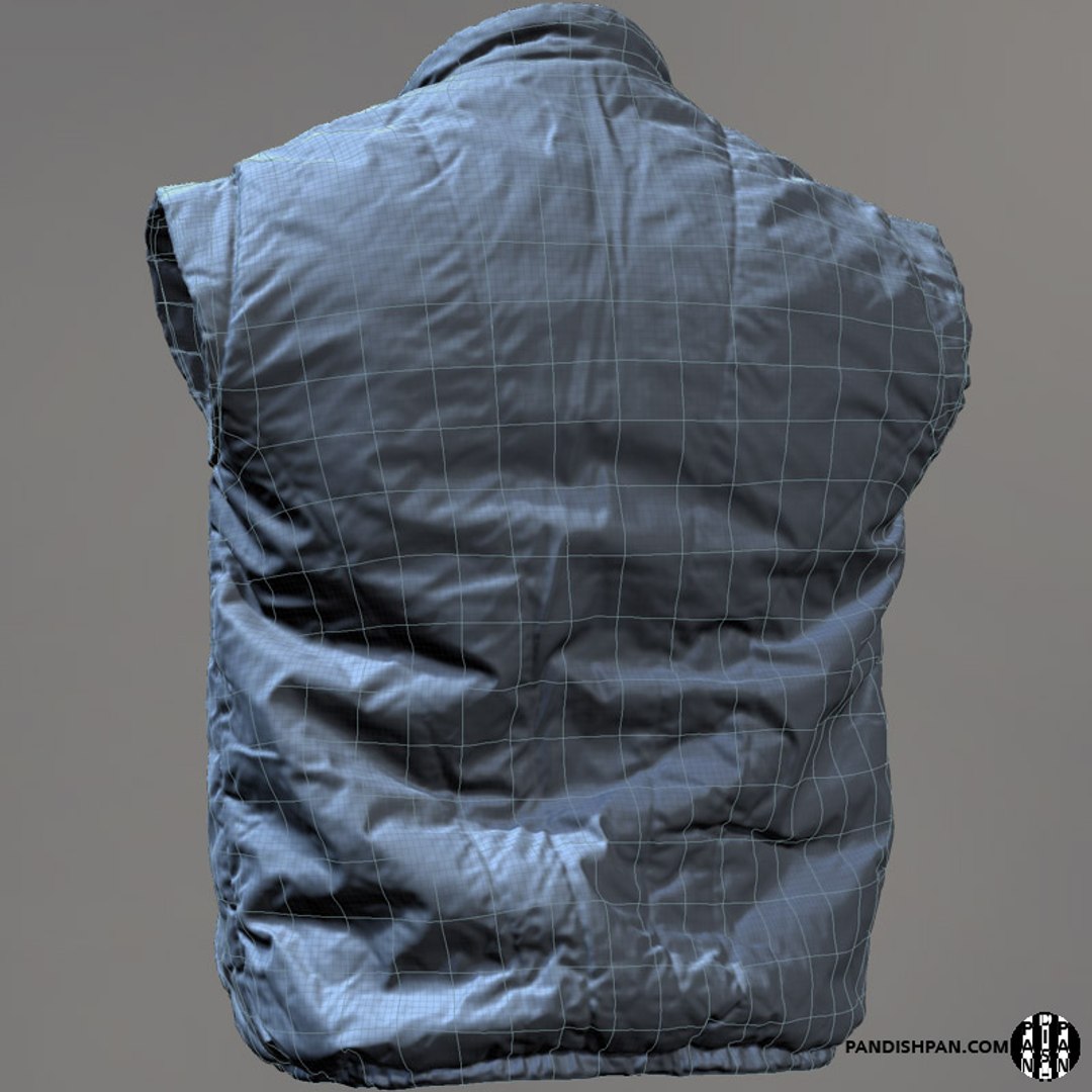 3d Scan Jacket Zbrush Model