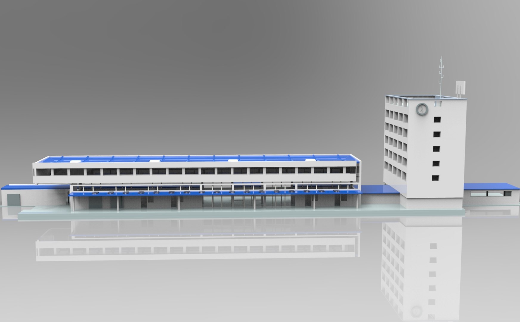 3D shopping mall building model - TurboSquid 1557322